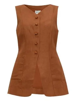Posse Lorenzo Waistcoat - Brown