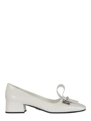 Prada Square Toe High Heels - White