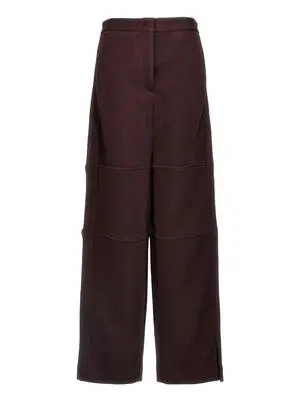JIL SANDER Wide-leg Trousers - Purple