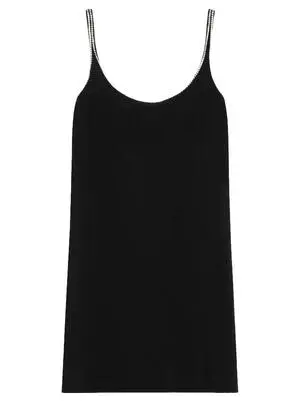 Sportmax Embellished Sleeveless Mini Dress - Black