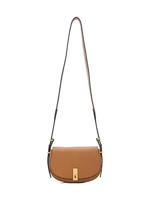 Polo Ralph Lauren Mini Foldover Top Crossbody Bag - Brown