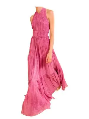 Ulla Johnson Sleeveless Tiered Maxi Dress - Amaranthus