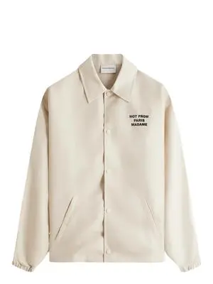 Drole De Monsieur La Veste Slogan Overshirt - Nude