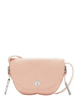 Burberry Burberry Chess Leather Satchel Red