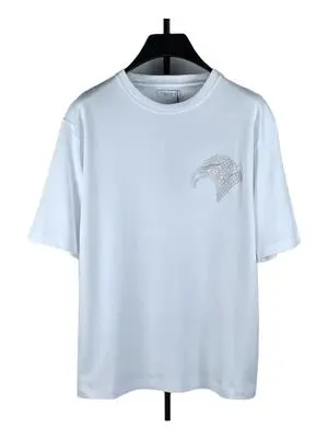 Stefano Ricci T-shirt With Round Neck And Short Sleeves - Blue