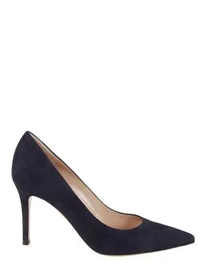 GIANVITO ROSSI Gianvito Rossi Pointed-Toe Slip-On Pumps With Contrast Stitching