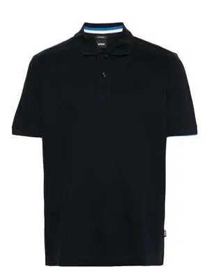 HUGO BOSS Piqu-weave Cotton Polo Shirt