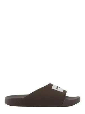 Givenchy Logo Detail Slides - Brown
