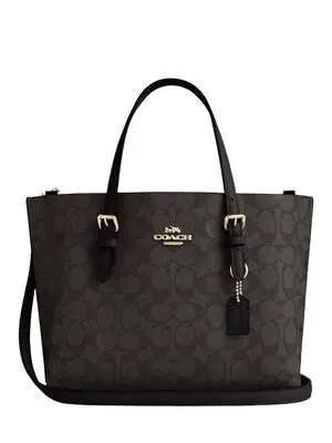 COACH Molly Tote Bag - Walnut/black