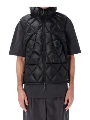 ROA ROA Hooded Quilted Vest Black