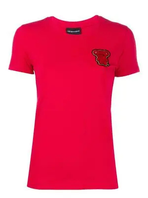 Emporio Armani Teddy Bear Decal T-shirt - Red