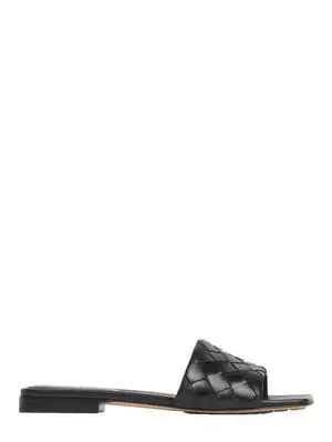 Bottega Veneta Parco Flat Mule - Black