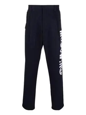 Moschino Design Casual Pants - Black