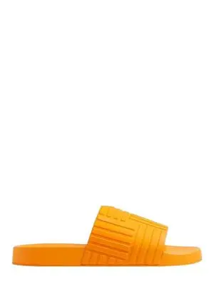 Bottega Veneta Rubber Slide Sandals - Orange