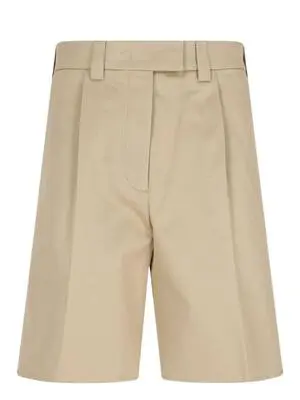 Miu Miu Miu Miu Chino Bermuda Shorts Rope Ash