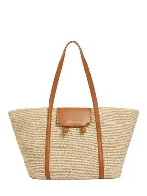 MARNI Marni Trunkaroo Raffia Beach Bag