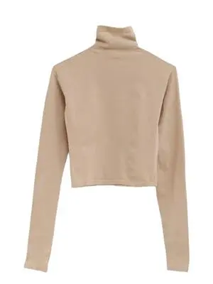 ALAÏA Alaïa High Neck Cropped Top