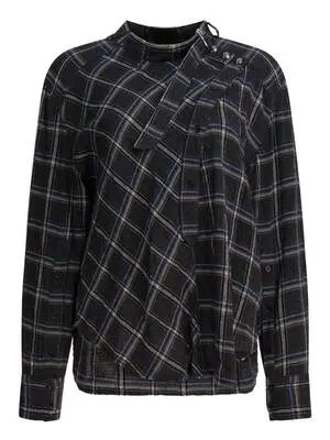 ISABEL MARANT ÉTOILE Isabel Marant Check Pattern Blouse