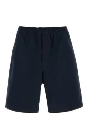 Prada Wide-leg Elasticated Waistband Shorts - Blue