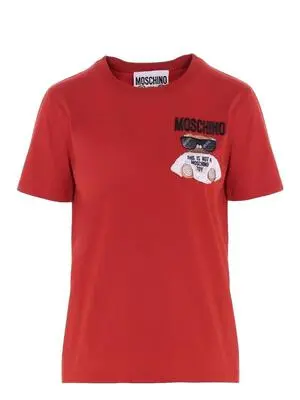 MOSCHINO Moschino Embroidered Teddy Bear T-Shirt