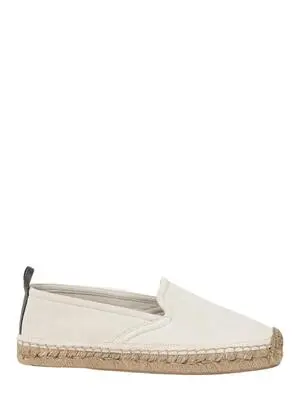 Brunello Cucinelli Monili Chain Detail Espadrilles - Light Gray