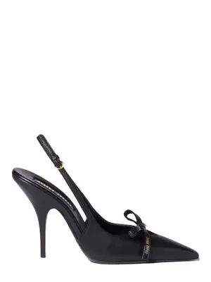 MIU MIU Miu Miu Leather Slingback Pumps With Bow Detailing