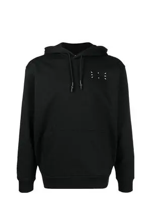 Alexander McQueen Signature Stitch Drawstring Hoodie - Black
