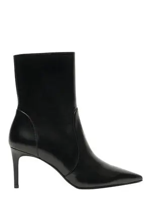 STUART WEITZMAN Pointed Toe Ankle Boots - Black