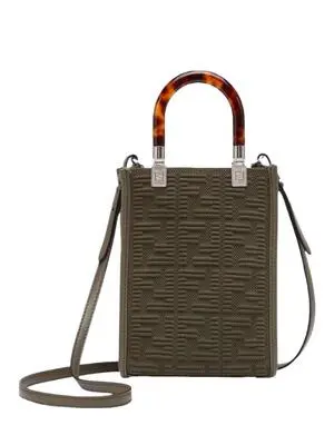 Fendi Monogram Mini Bag - Green