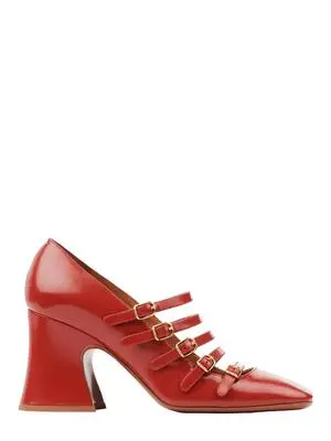 Chloé Janis Pumps - Earthy Red
