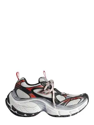 Balenciaga 10xl Low-top Sneakers - Gray/white/red