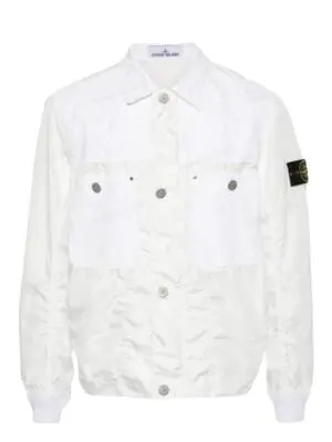 STONE ISLAND Stone Island Long Sleeve Casual Jacket With Lapels And Chest Pockets