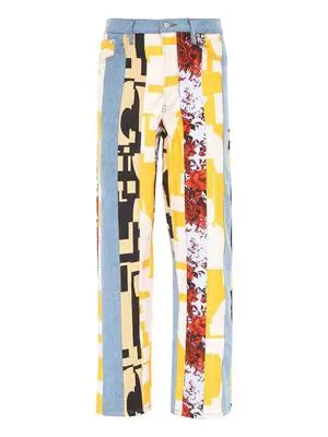 DRIES VAN NOTEN Dries Van Noten Patterned Patchwork Trousers