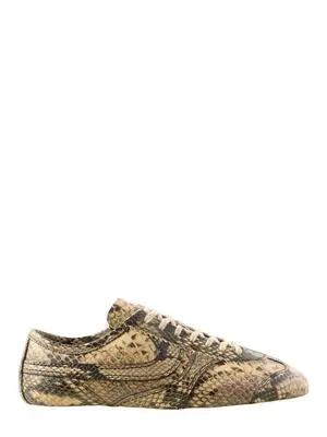 DRIES VAN NOTEN Dries Van Noten Snakeskin Lace-Up Sneakers