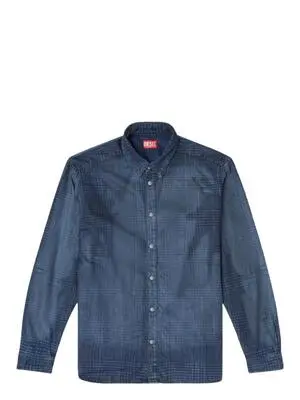 DIESEL® D-simply-s13 Long-sleeve Shirt - Blue