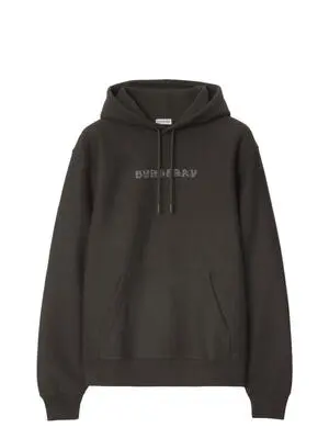 Burberry Paisley Logo Hoodie - Shadow Color