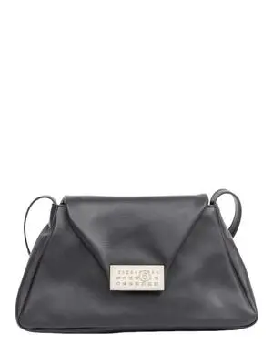 MAISON MARGIELA Logo Plaque Crossbody Bag - Grey