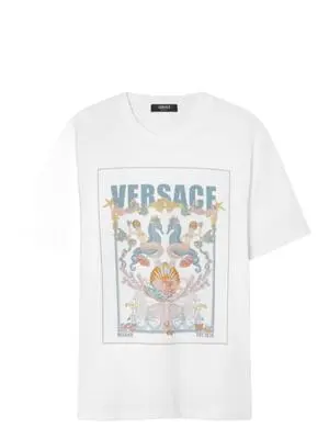 Versace Pattern-printed Crewneck T-shirt - White