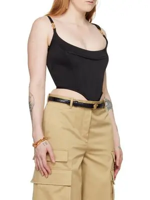 VERSACE Versace Scoop Neck Corset Top