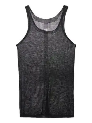 Rick Owens Knit Tank Top - Black