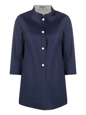 Herno Casual High-necked Jacket - Blue