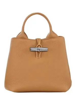 Longchamp Le Roseau S Top Handle Bag - Walnut