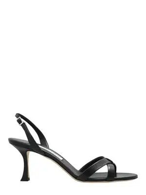 JIMMY CHOO Elsy 70 Slingback Sandals - Black