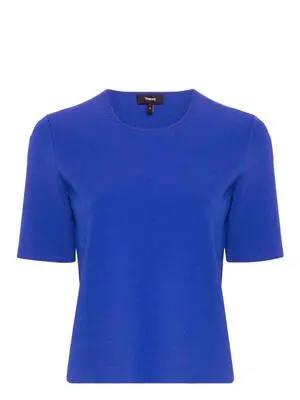 Theory Short-sleeve Jersey T-shirt - Blue