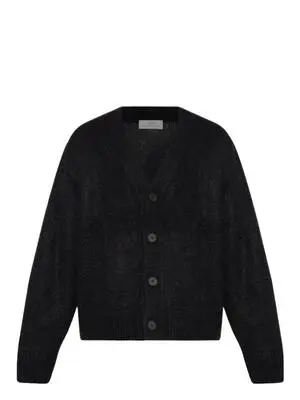 Studio Nicholson Buttoned V-neck Cardigan - Black