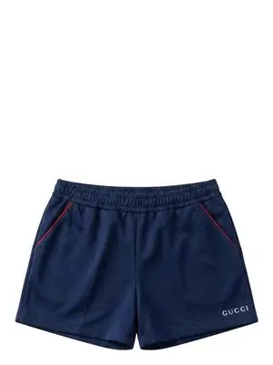 Gucci Ribbon Jersey Shorts - Blue