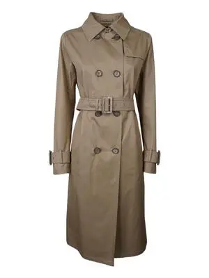 Herno Belted Double-breasted Trench Coat - Brown