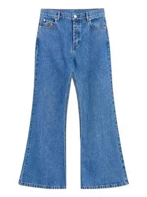 BY MALENE BIRGER Houston Flare Jeans - Medium Denim Blue