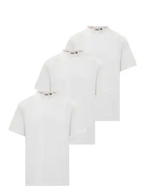 Gcds Three Packs Crewneck T-shirt - White