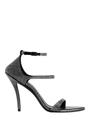 BALENCIAGA Balenciaga Rhinestone Embellished High Heel Sandals